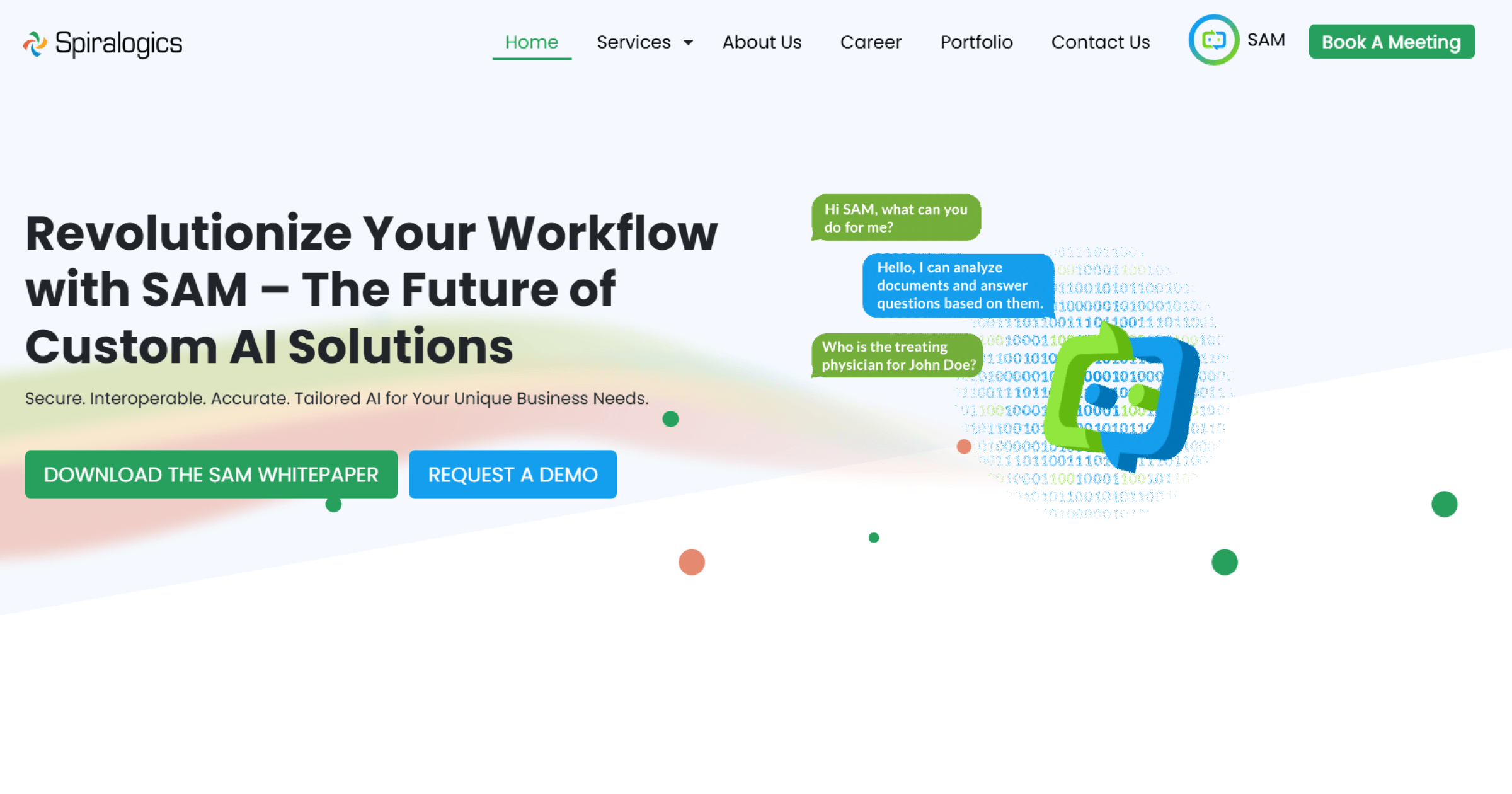 Meet SAM - Custom Generative AI Solution to Transform Your Business